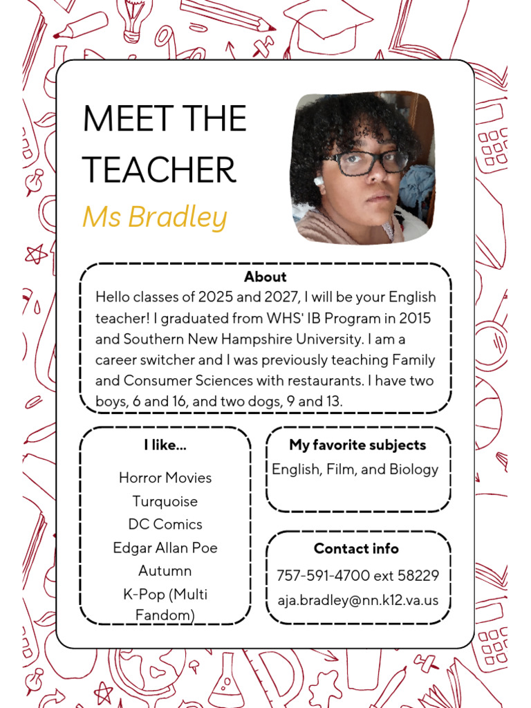 Meet the Teacher | PDF