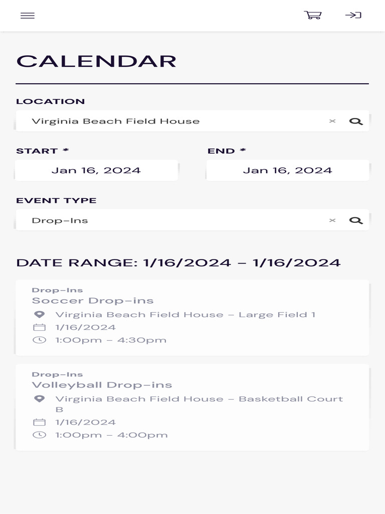 Calendar - DaySmart Recreation | PDF