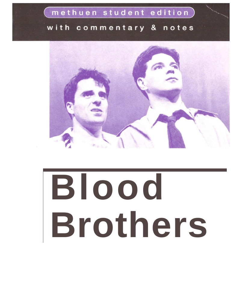 Blood Brothers: A Play by Willy Russell | PDF | Theatre | West End Theatre