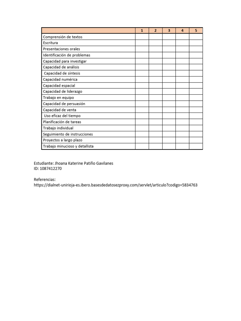 Test de Aptitudes 1 | PDF