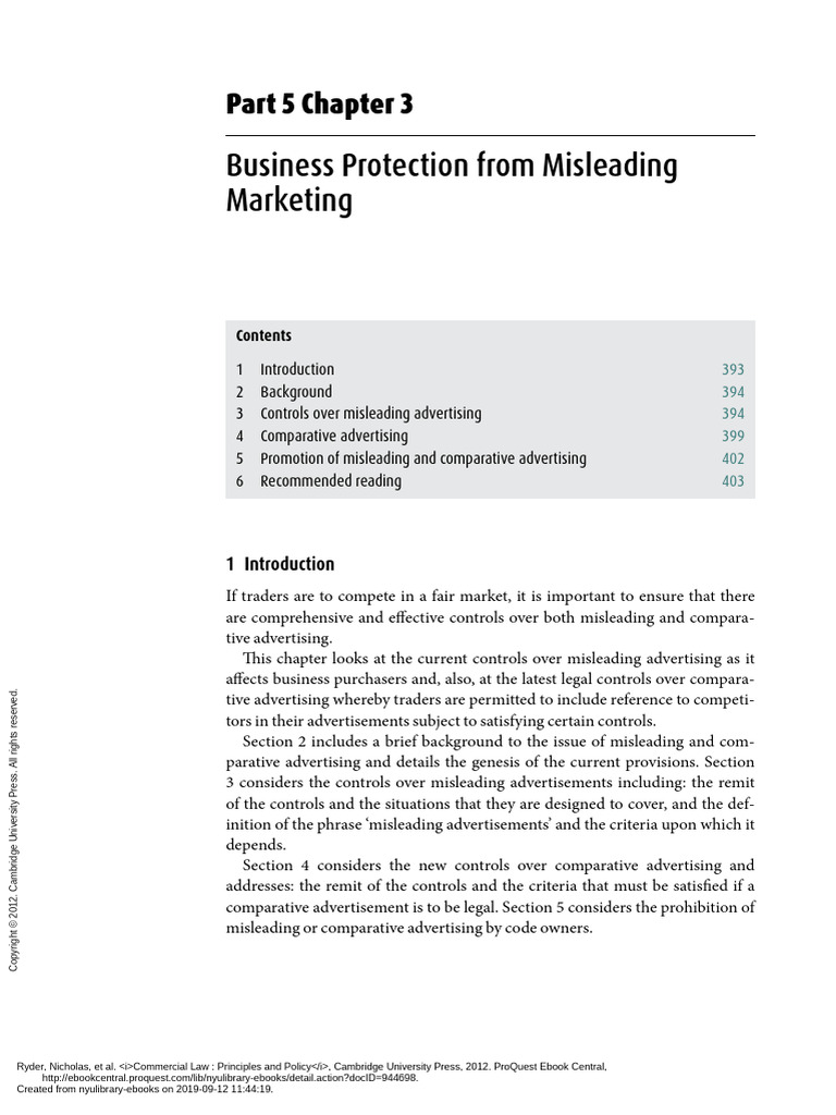 Commercial Law Principles and Policy - Part 5 Chapter 3 Business ...