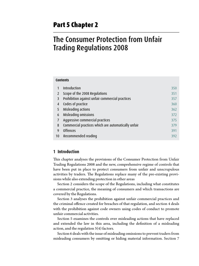 Commercial Law Principles and Policy - Part 5 Chapter 2 The Consumer ...