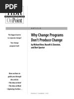 HBR - Leading Change Why Transformation Efforts Fail - KOTTER | PDF ...