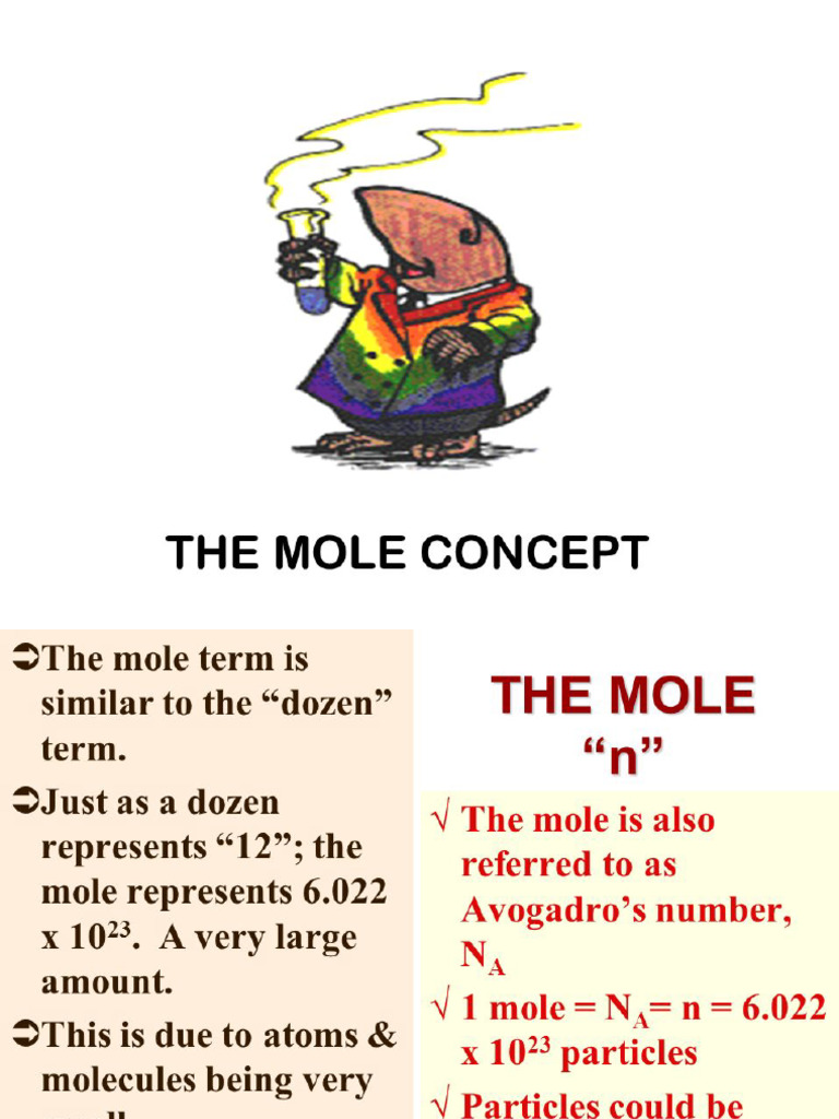 The Mole Concept - PPT Download | PDF
