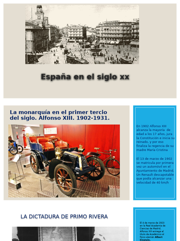 La Monarquia en El Primer Tercio Del Siglo | PDF | Francisco franco ...