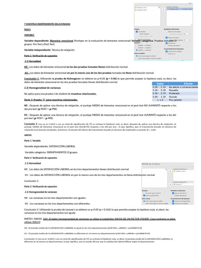 Estadistica MÑN Examen | PDF | Prueba T de Student | Análisis de variación