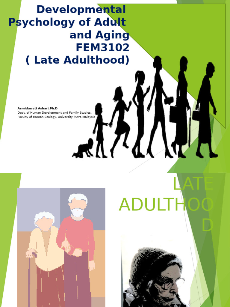 T4.1-Late Adulthood 2 | PDF | Old Age | Psychology