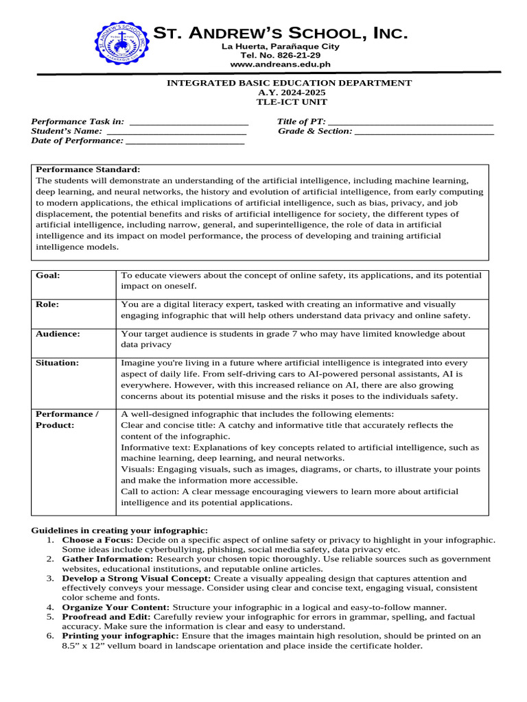 COMP7-SUBPETA-RUBRICS | PDF | Artificial Intelligence | Intelligence (AI) & Semantics