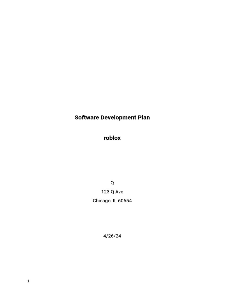 (IN) (PoC) Software Development Template | PDF | Software Release Life ...