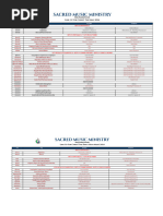 Simbang Gabi 2024 Mass Schedule | PDF | Mass (Liturgy) | Lord's Prayer