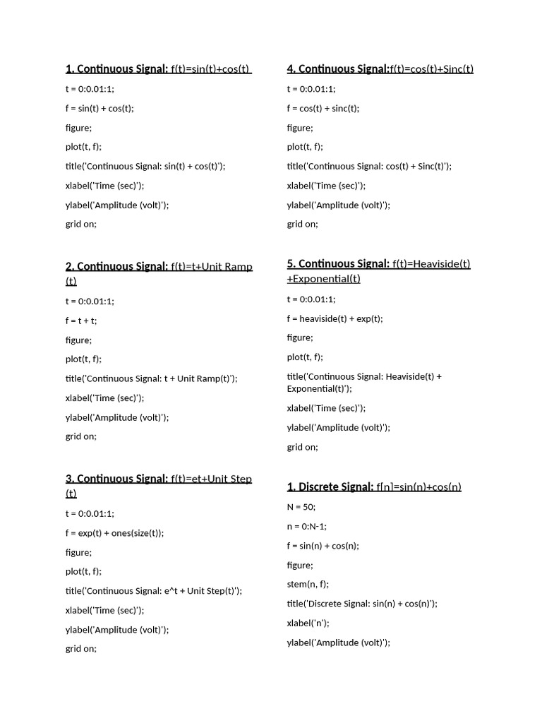 123456 | PDF | Discrete Time And Continuous Time | Electronics