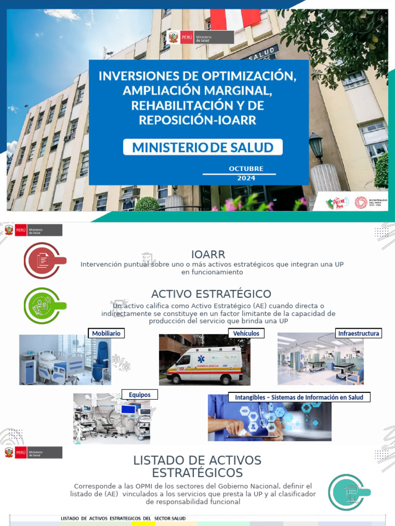 Presentacion Ioarr Opmi-Minsa | PDF