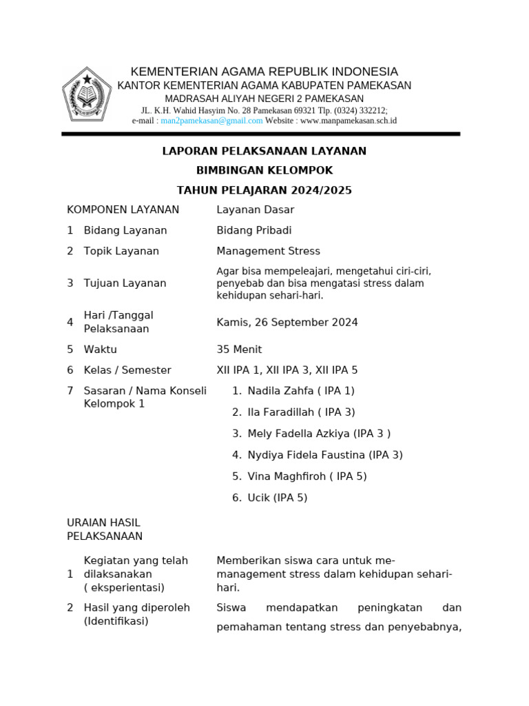 RPL Bimbingan Kelompok | PDF
