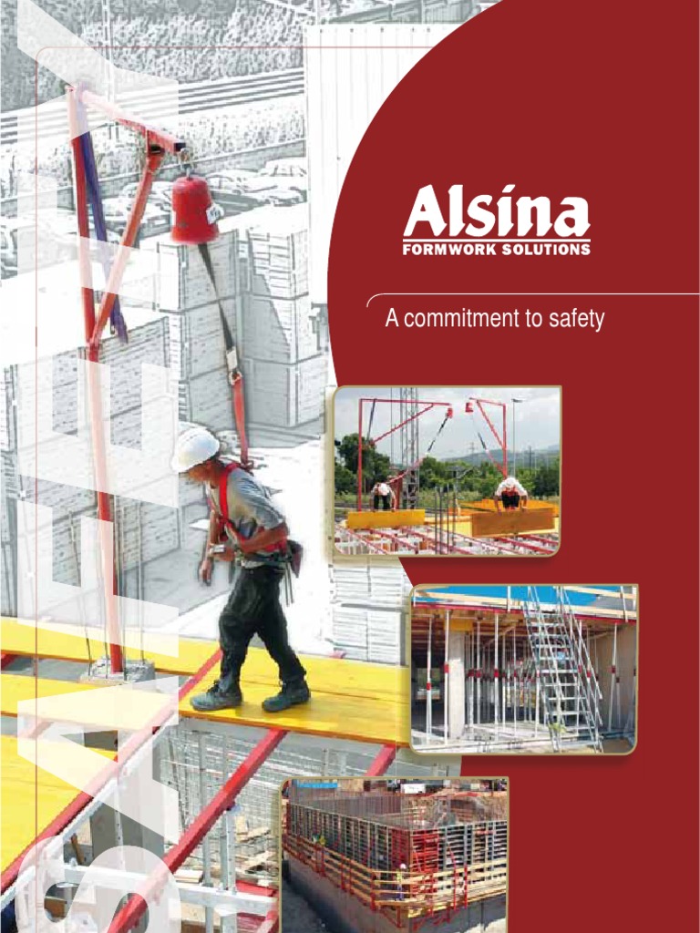 Alsina's Commitment to Safety Systems | PDF | Crane (Machine) | Scaffolding
