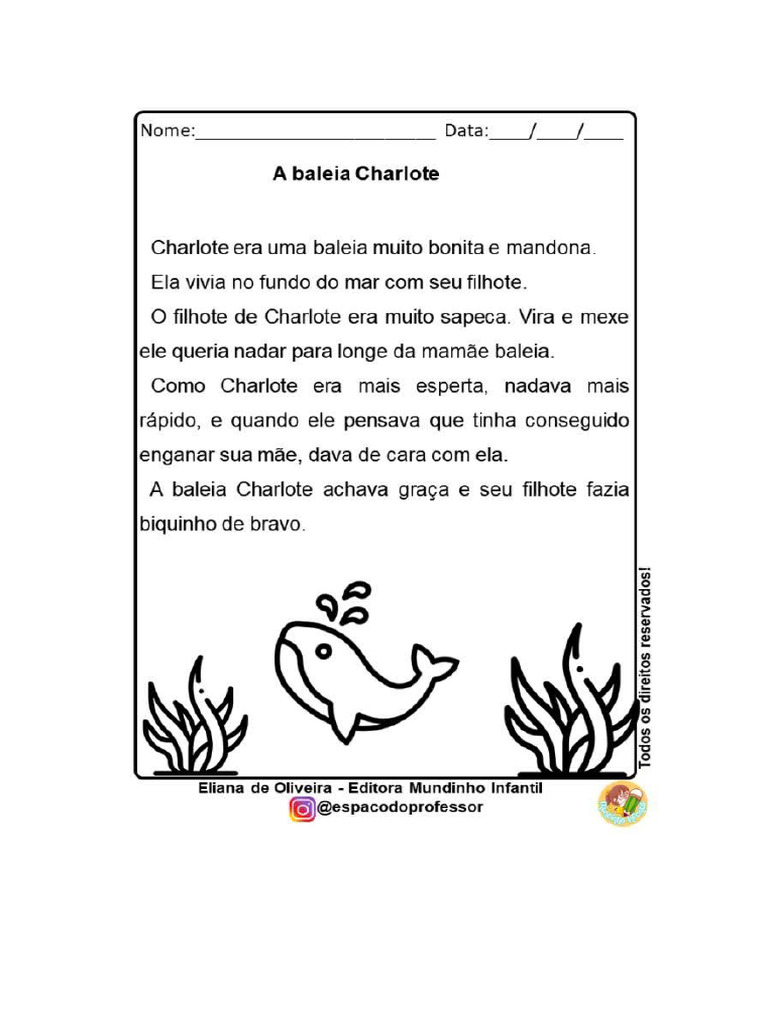 A Baleia Charlote | PDF