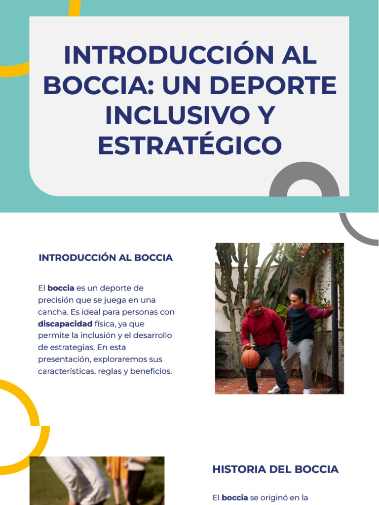 Wepik Introduccion Al Boccia Un Deporte Inclusivo y Estrategico ...
