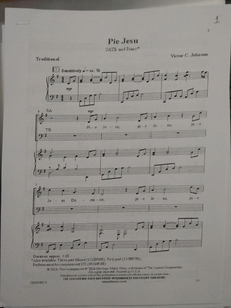 Pie Jesu | PDF