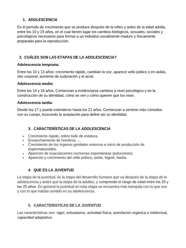 ADOLESCENCIA | PDF