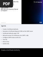 How To Add A 3rd Party CA To Allow For SSL Between Components in IBM Cognos Analytics 11 | PDF ...