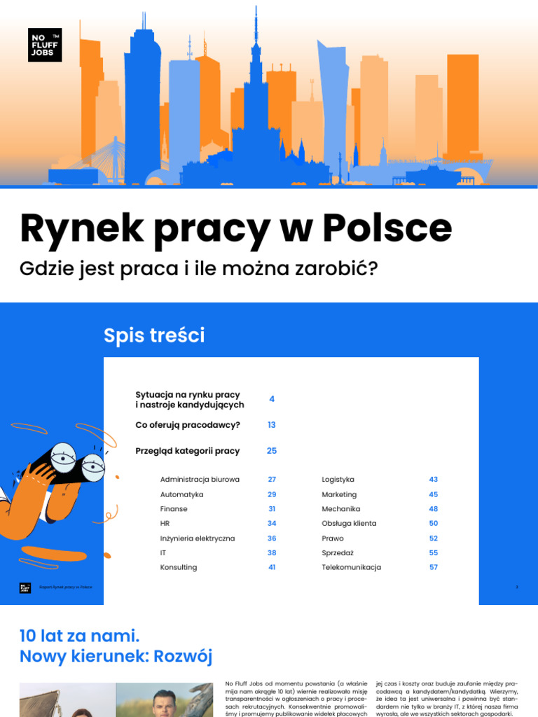 Rynek Pracy W Polsce No Fluff Jobs | PDF