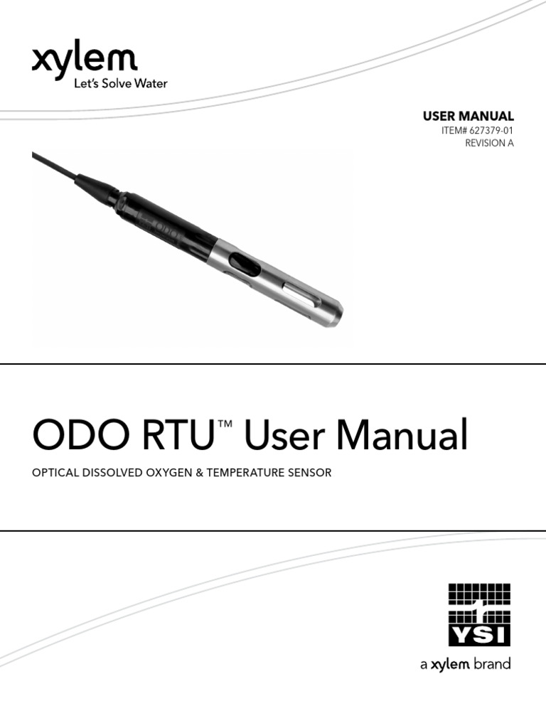 YSI ODO RTU User Manual | PDF | Technology & Engineering