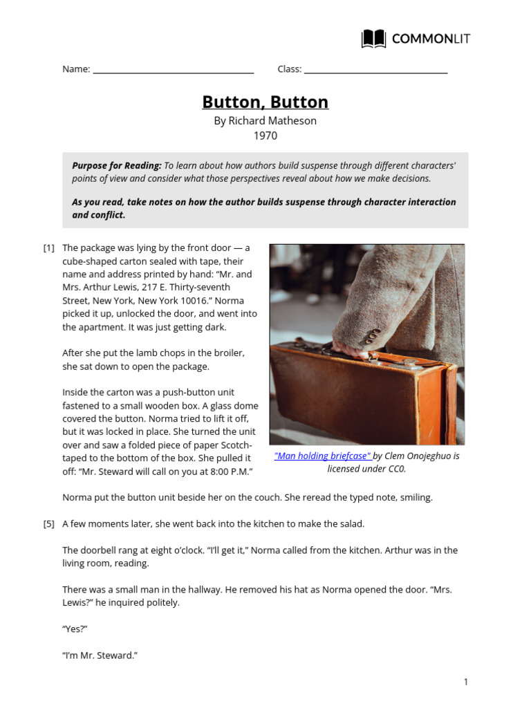 Button Button | PDF