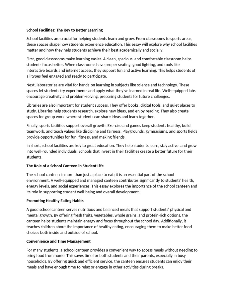 School Facilities Pdf Libraries Learning