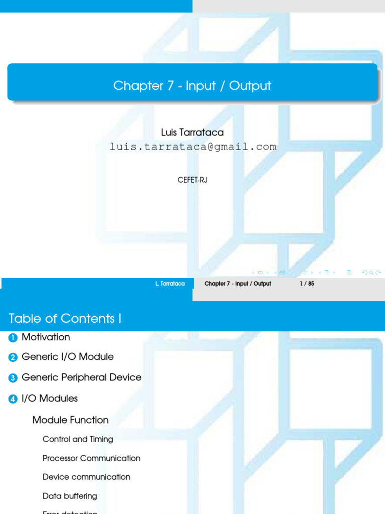 Chapter7 Input Output Pdf Input Output Programmable Logic Controller