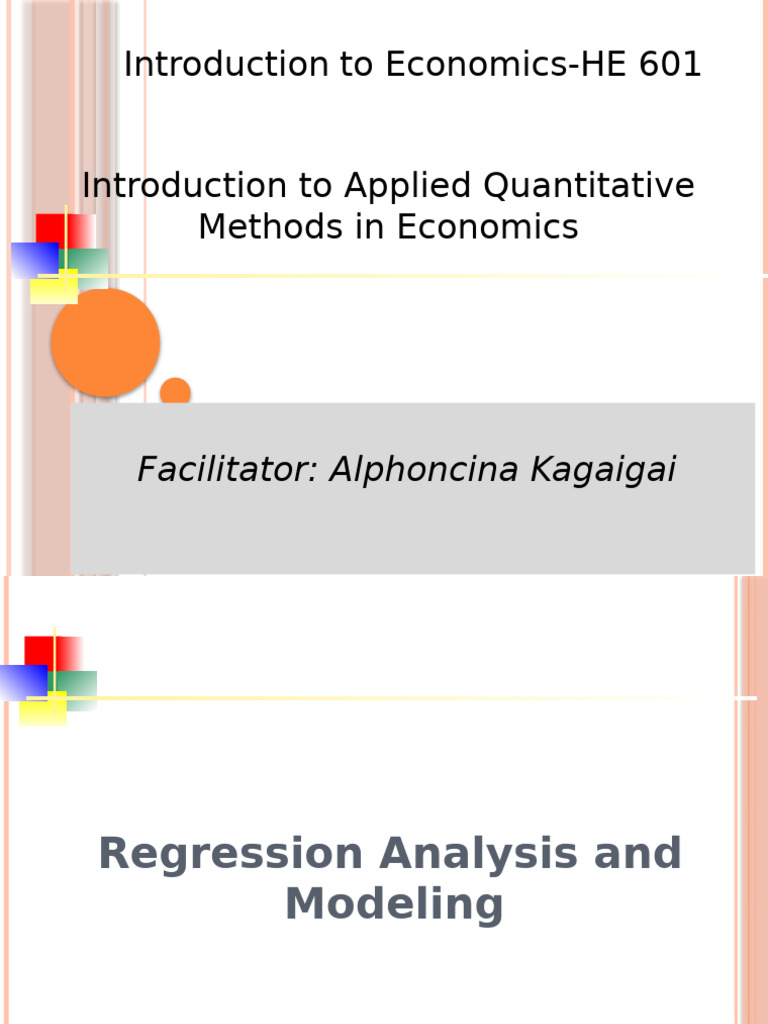 Regression Analysis Lecture | PDF | Errors And Residuals | Coefficient Of Determination