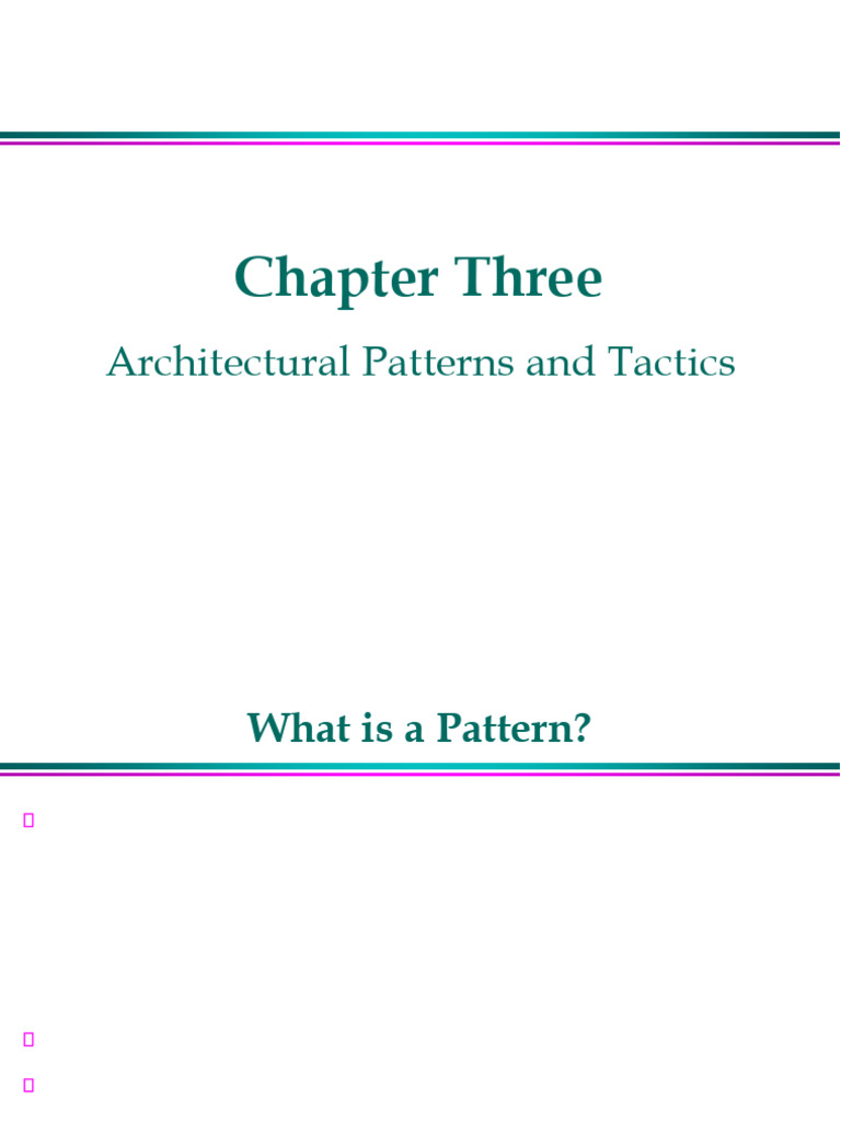 SDA_Chapter_3 | PDF | Peer To Peer | Model–View–Controller
