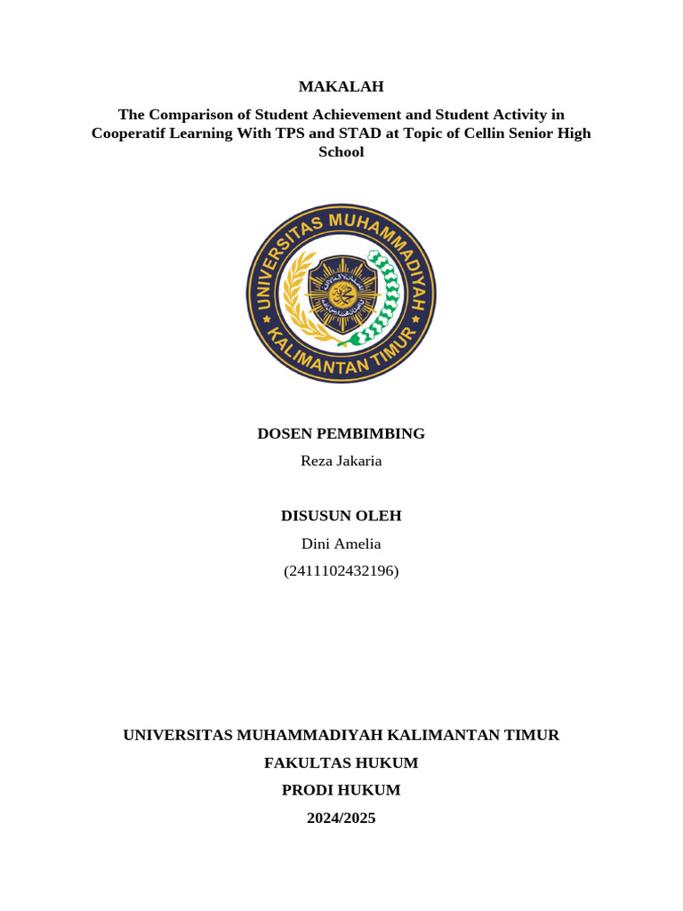 The Comparison of Student Achievement and Student Activity in ...
