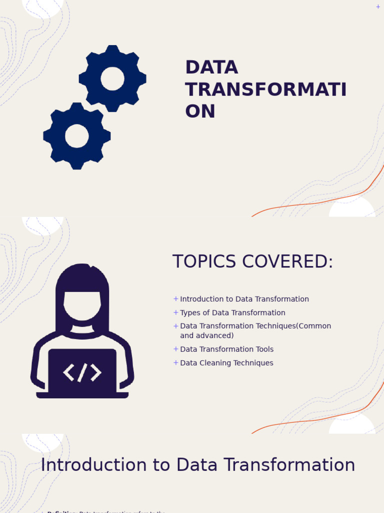 Data Transformation Slide | PDF | Data | Data Type