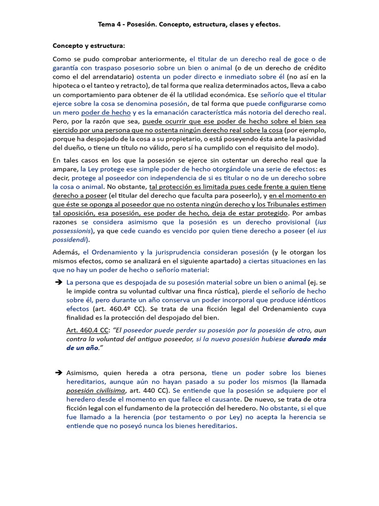 Wuolah Free Tema 4 Posesion. Concepto Estructura Clases y Efectos (1) Gulag Free | PDF ...