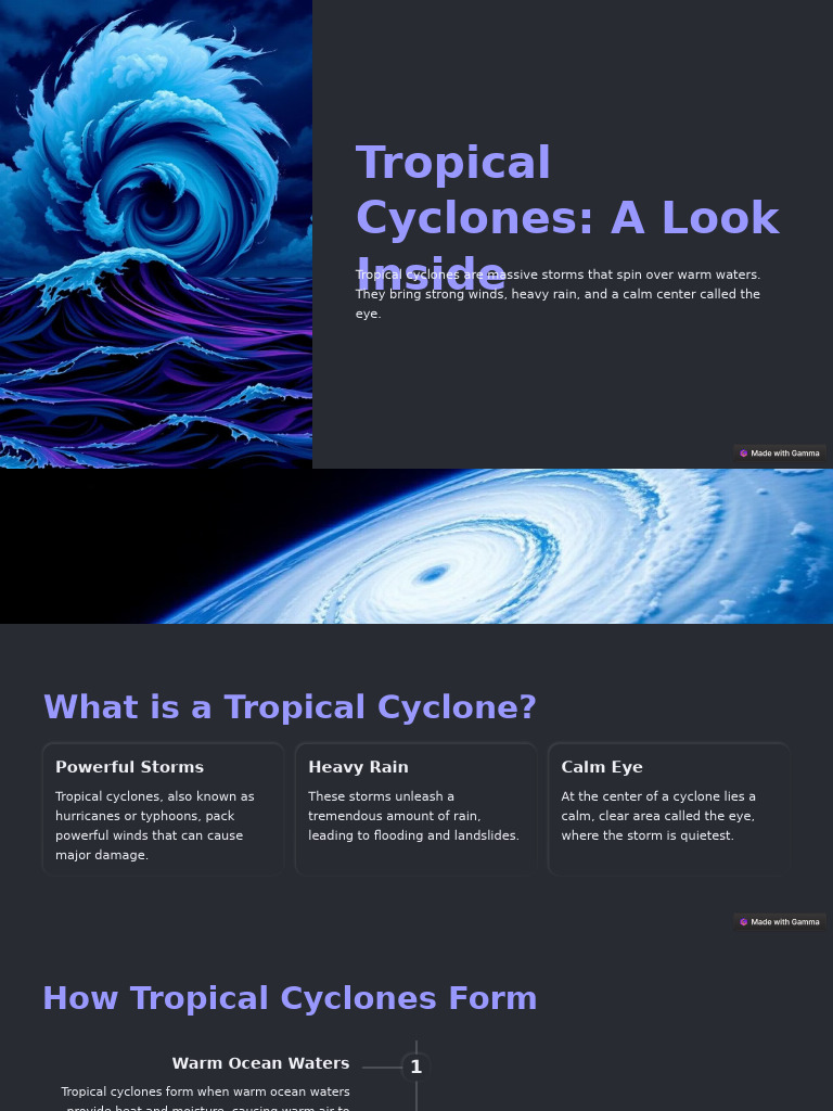 Tropical Cyclones A Look Inside | PDF | Tropical Cyclones | Eye (Cyclone)