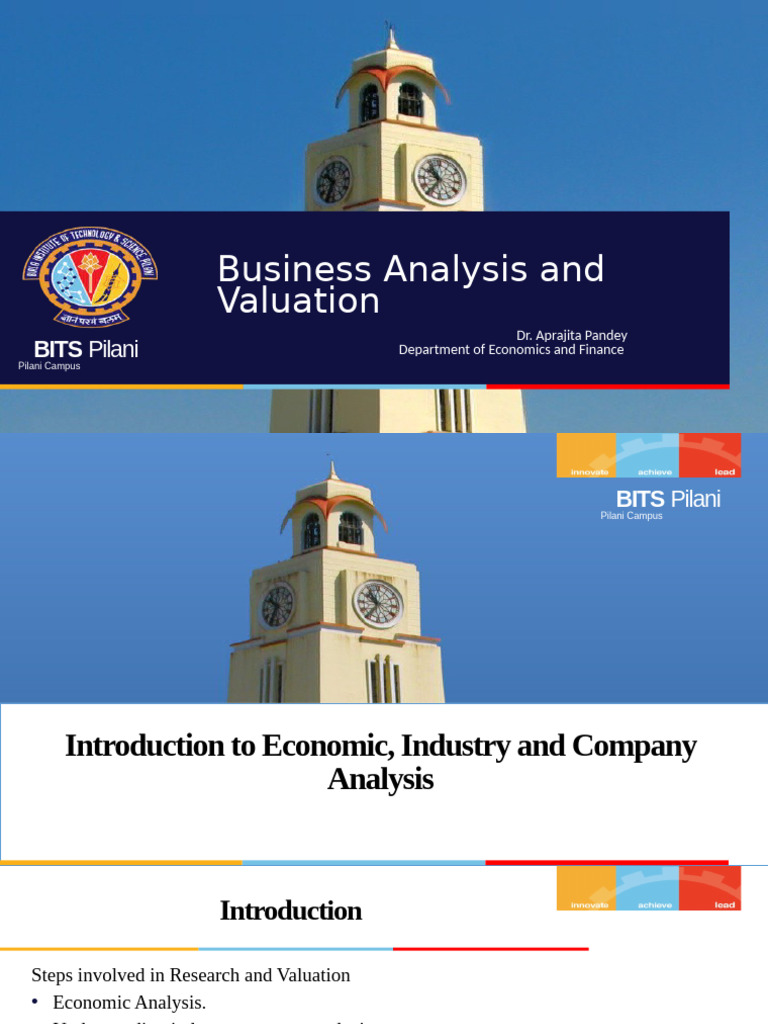 Industry and Company Analysis | PDF | Strategic Management | Valuation ...