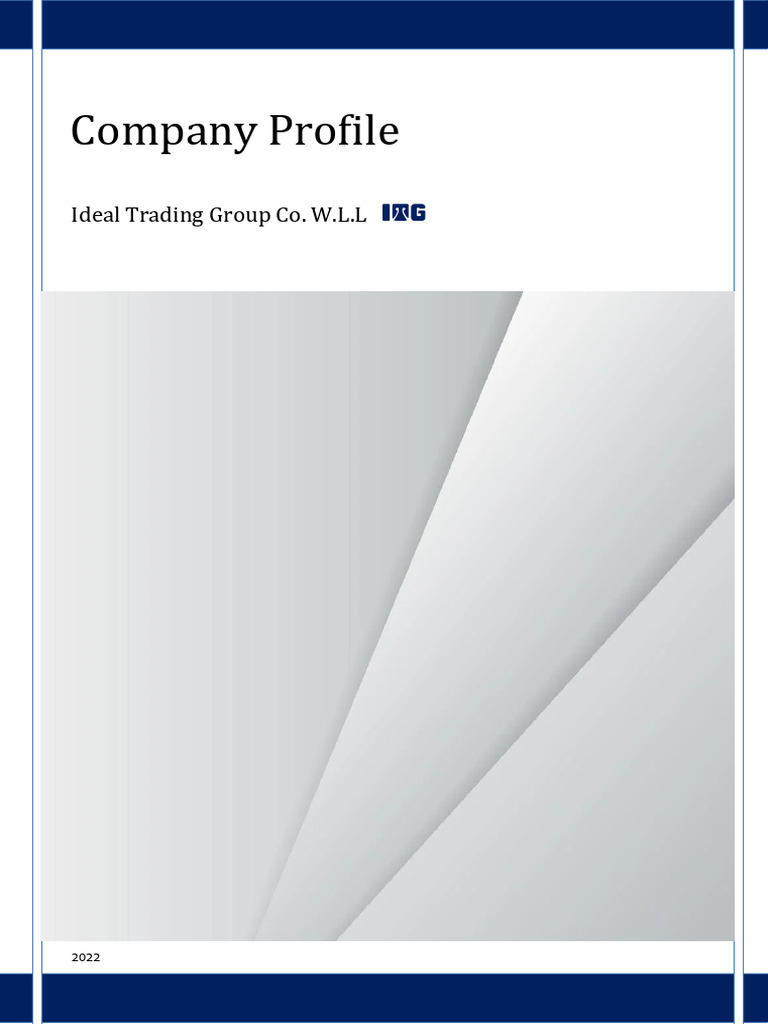 ITG Company Profile Aug 2022 | PDF | Jordan