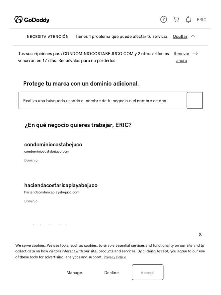 Productos Godaddy | PDF | ciberespacio