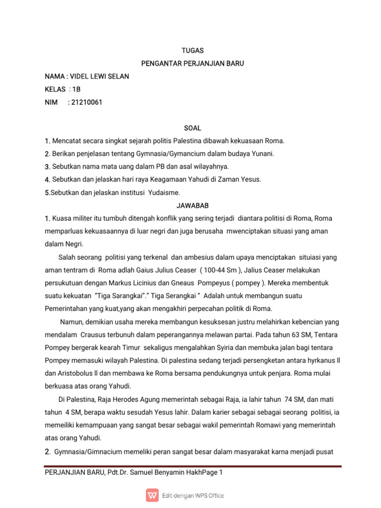 Videllewiselan B PPB | PDF