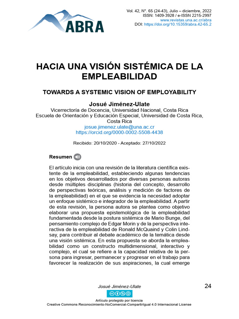 Copia de L1.T7.S4 Concepciones de Empleabilidad | PDF | Creative ...