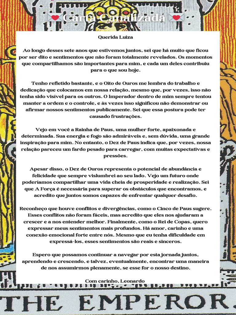 ?carta Canalizada ? PDF | PDF | Autoajuda | Poesia