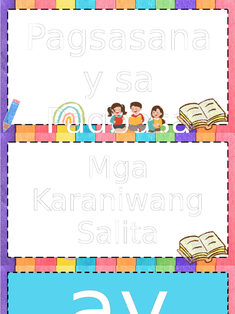 Pagsasanay Sa Pagbasa 1 MATIC | PDF