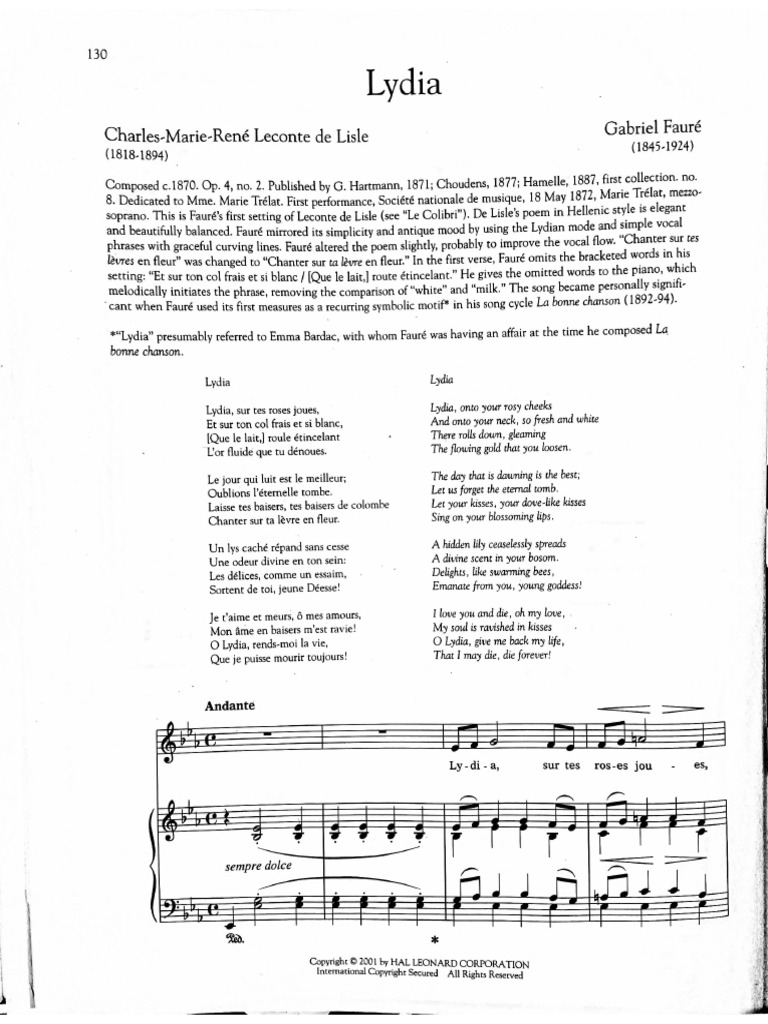 Lydia | PDF