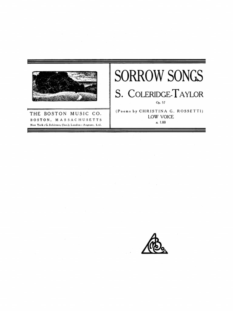 Sorrow Songs, Op.57 | PDF