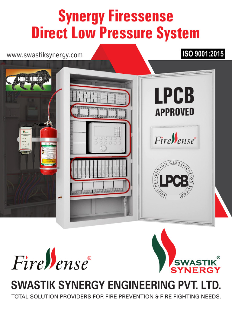 FIRESSENSE Direct Low Pressure System LPCB Approved | PDF | Vacuum Tube | Electrical Connector