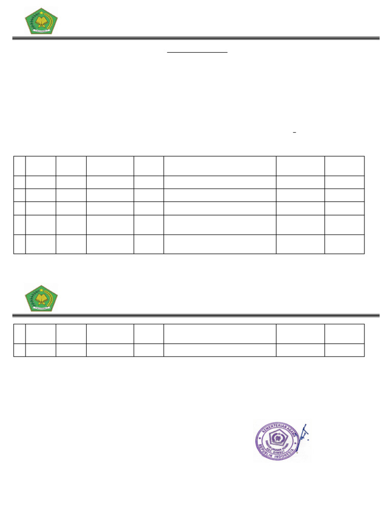 Surat Keterangan Penggunaan Blanko Model DN | PDF