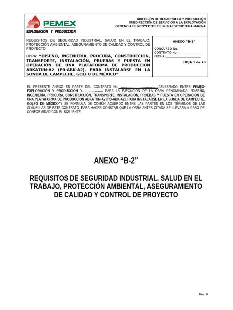 ANEXO B-2 Rev.0 240216 ABK-A2 | PDF | Outsourcing | México