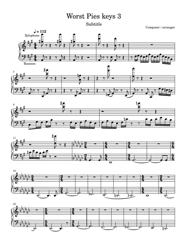 Worst Pies Keys 3 | PDF