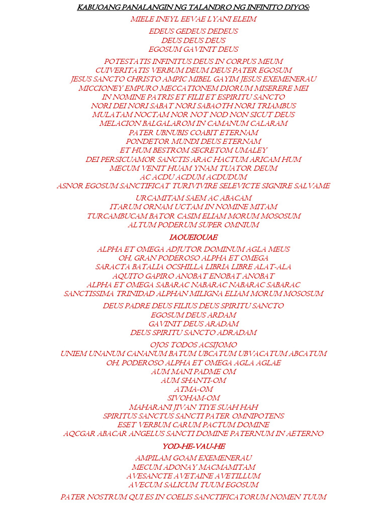 Kumpletong Talandro NG I.D at S.W. | PDF