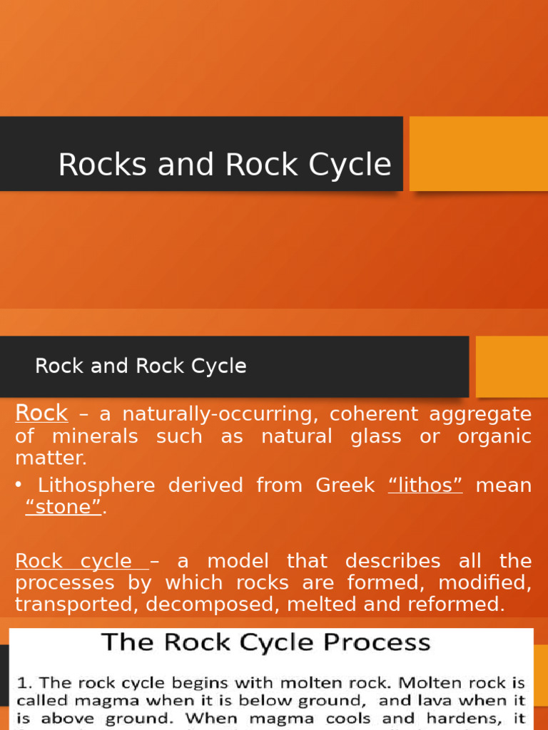 Lesson 3 - Rocks and Rock Cycle (2)_084224 | PDF