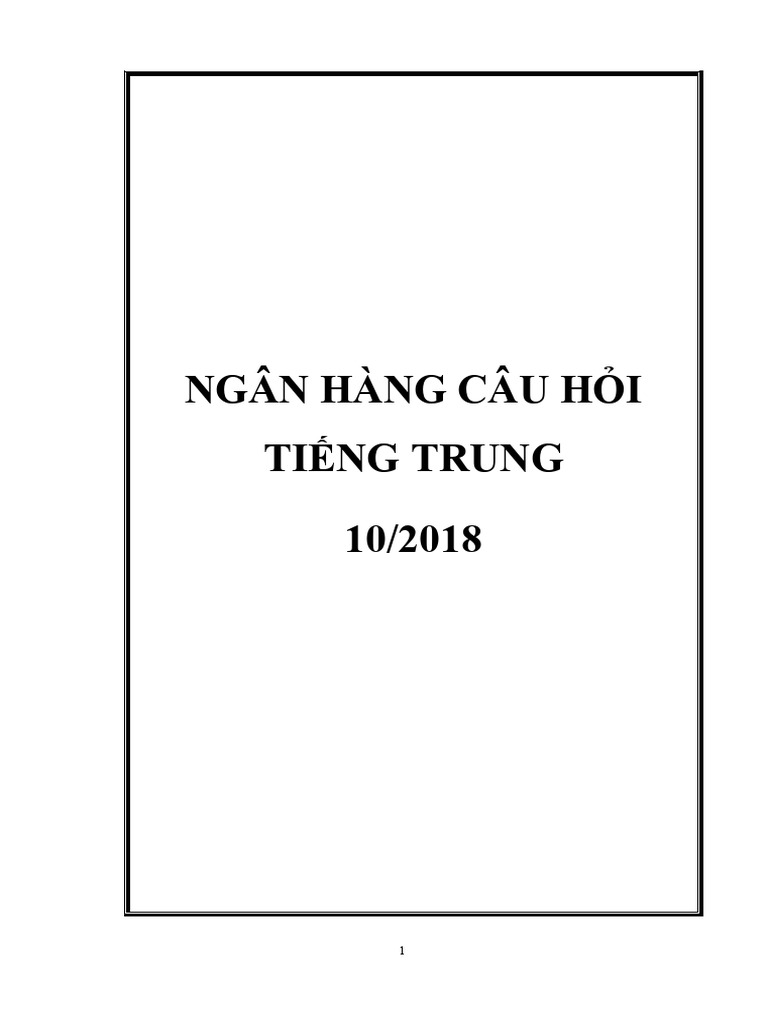 Tieng Trung | PDF